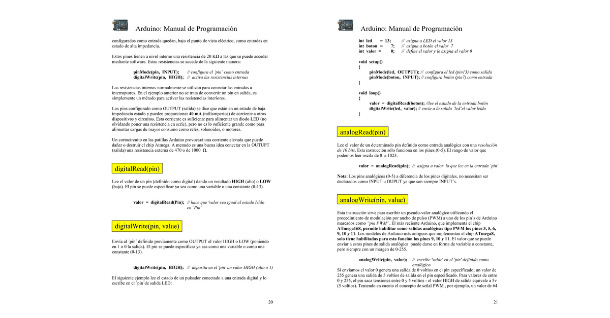 Manual De Programa De Arduino Manualprogramacionarduino Page 20 2629