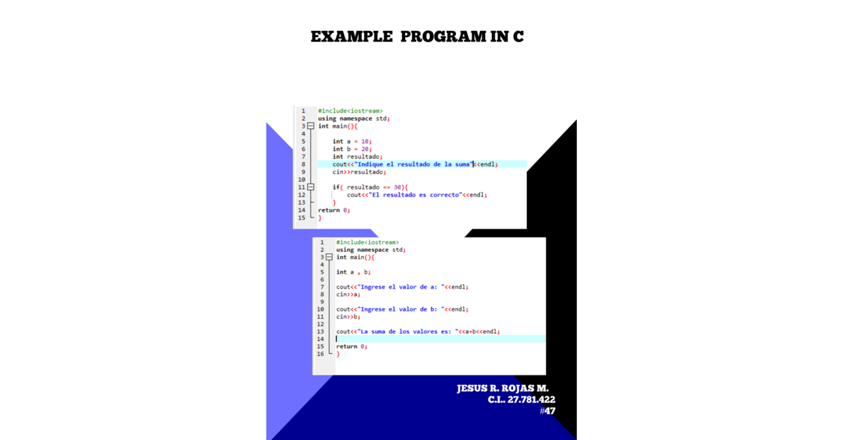 Modular Programming Functions In C Program Example In C Page 6 3281