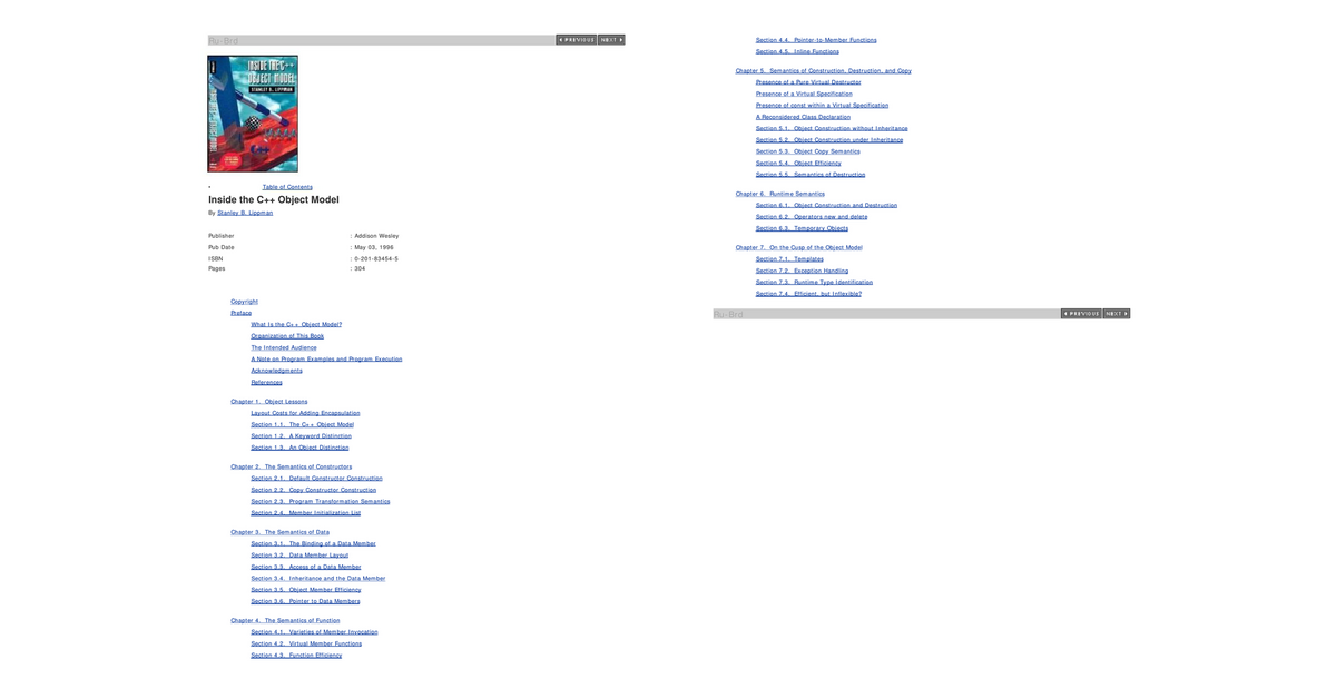 Inside The C Object Model Inside The C Object Model Page 2